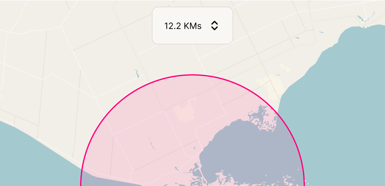 Create Custom Radius Maps and Draw Circles | Atlist